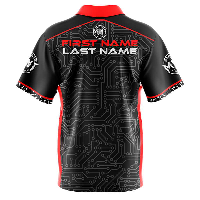 "Mainframe" Bowling Jersey – Mint Threads Apparel